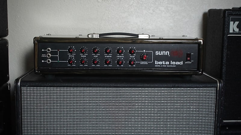 1980s Sunn Beta Lead Amp Head (Fully Serviced) | Reverb