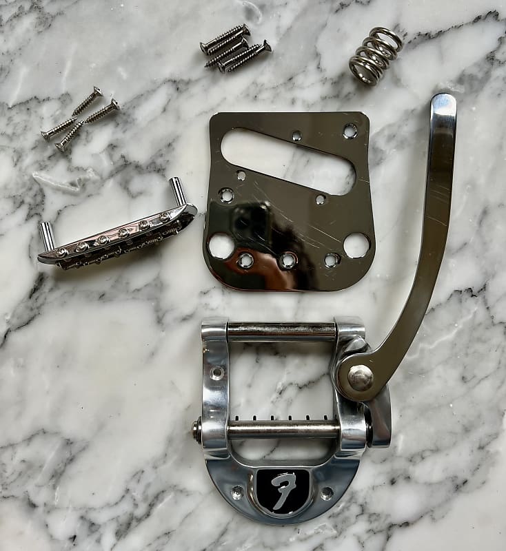 Bigsby B5 « F » logo telecaster vibrato kit | Reverb
