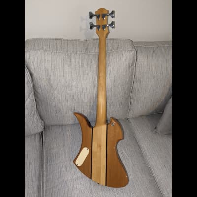 Fernandes *Mini* Mockingbird Bass (Natural, Neck-Thru, MIK, | Reverb