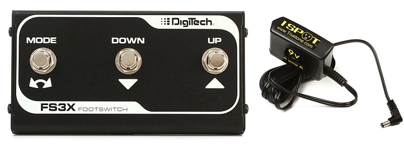 DigiTech FS3X 3-button Foot Switch Bundle with Truetone 1 | Reverb