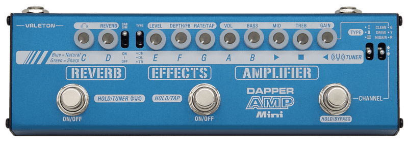 Valeton Dapper Mini Amp Modelling Effects Strip | Reverb