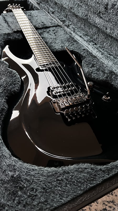 ESP Forest-GT Arched 2010 Gloss Black - OHSC | Reverb