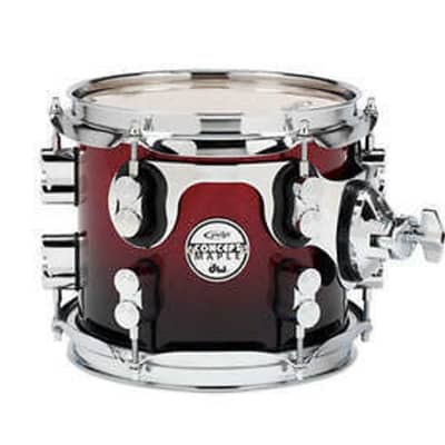 PDP Concept Maple Series 13 inch Tom , Satin Tobacco Burst | Reverb