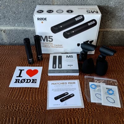 Rode M5 Small-diaphragm Condenser Microphone - Matched Pair | Reverb