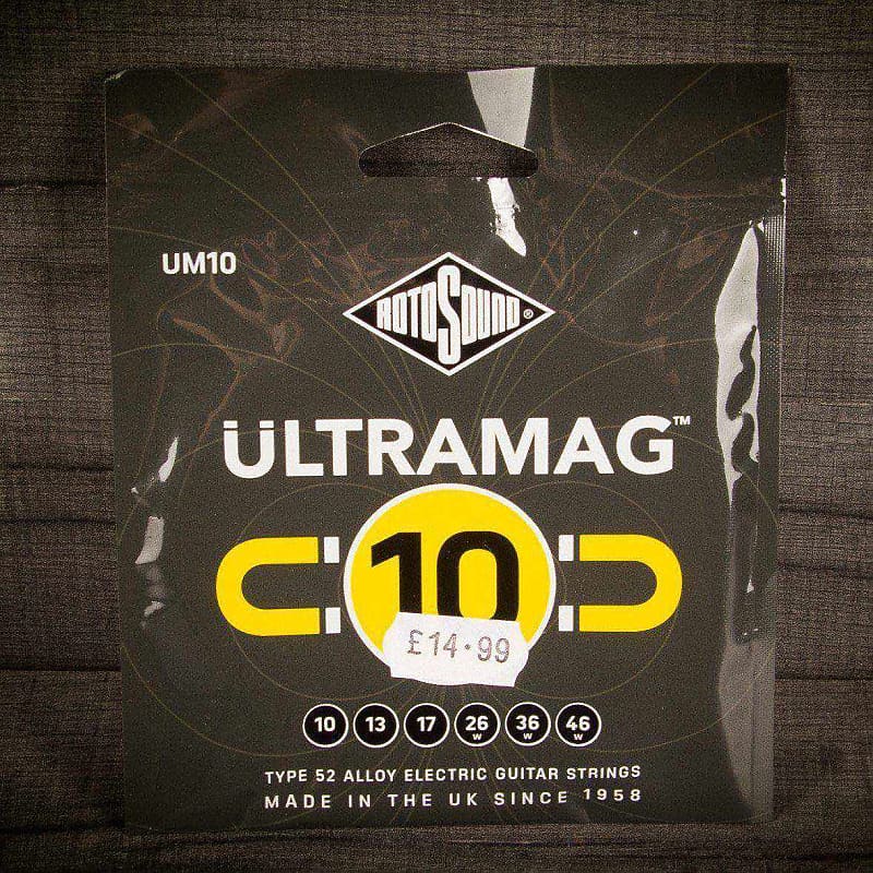 Rotosound UM10 Ultramag Alloy Electric Guitar Strings 10-46 | Reverb