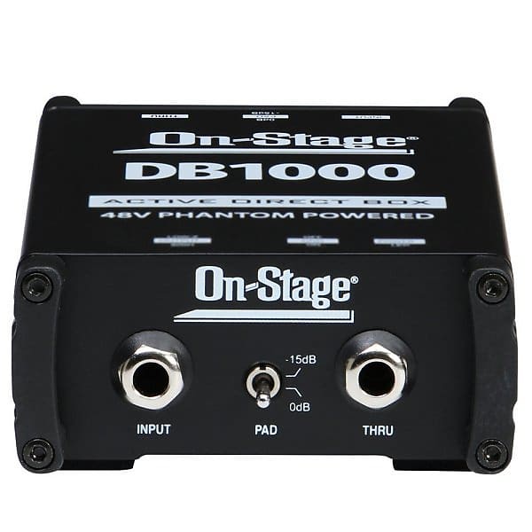On-Stage DB1000 Active Direct Box w/ Isolated Inputs & | Reverb