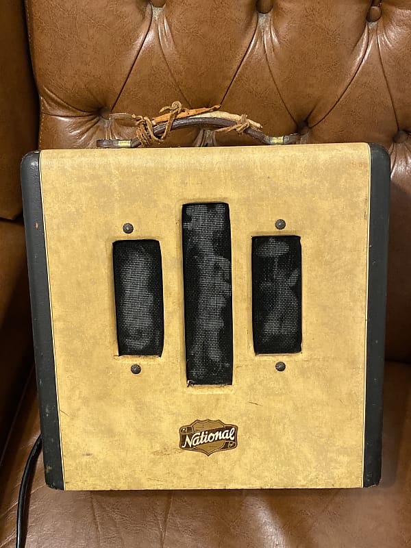 National Valco 51 1610 6V6 (2) 5Y3 6SL7 1950 Tube Amplifier | Reverb