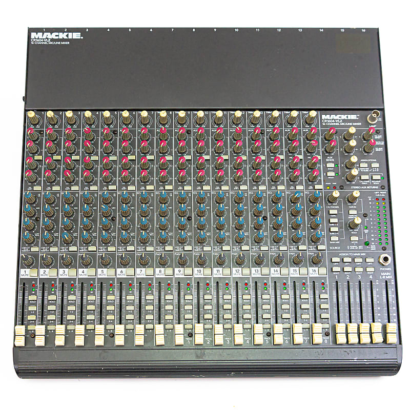 Mackie CR1604-VLZ 16-Channel Mic/Line Mixer – Versatile Live | Reverb