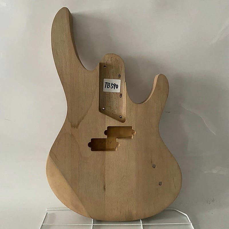 4 String Bass Guitar Solid Basswood Unfinished Body | Reverb