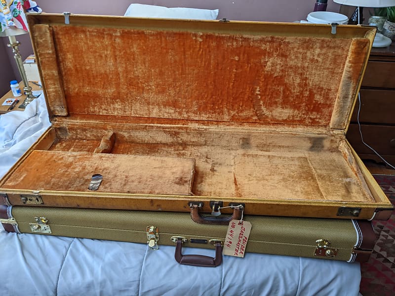 Vintage 50's Fender Tweed Guitar Case | Reverb