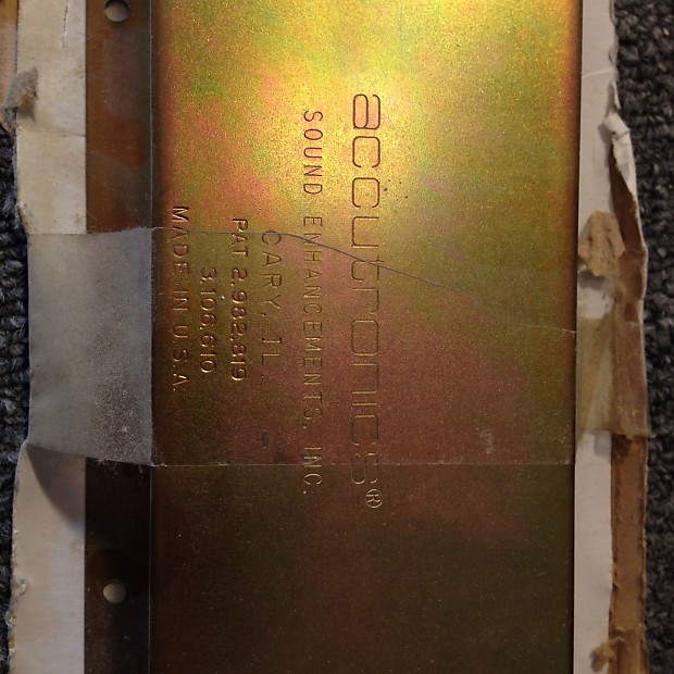 Accutronics Spring Reverb Assembly 90's Gold | Reverb