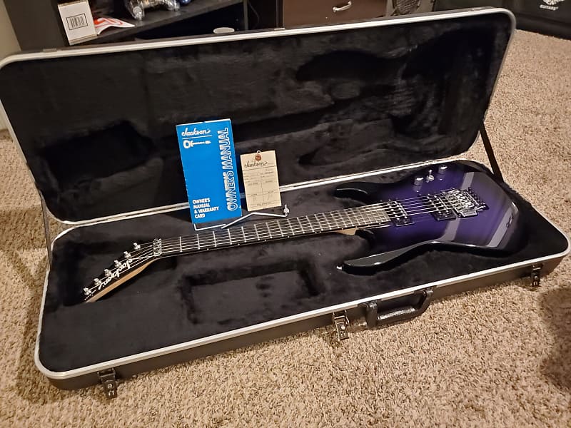 Jackson USA Pre-Fender Dinky DR-2 1997 Ultraviolet Burst Rare | Reverb