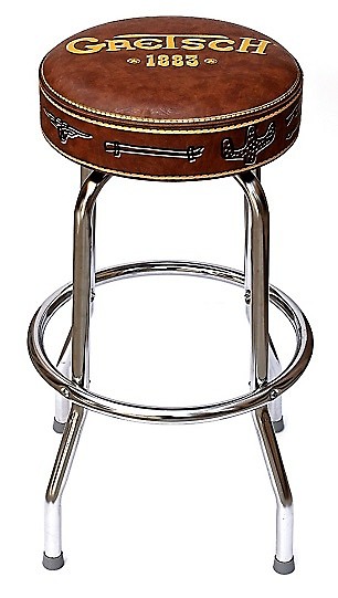 Gretsch 1883 Electric Guitar 24" Barstool Bar Pub Stool Chair | Reverb