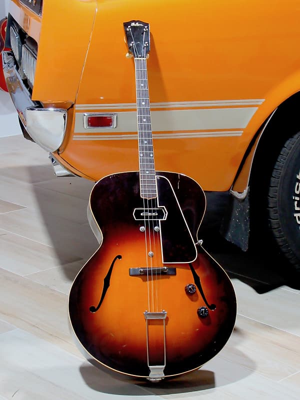 Gibson Charlie Christian Tenor Guitar 1937 Sunburst finish | Reverb
