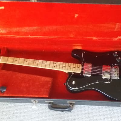 Fender Telecaster Deluxe With Factory Tremelo 1974 Black | Reverb