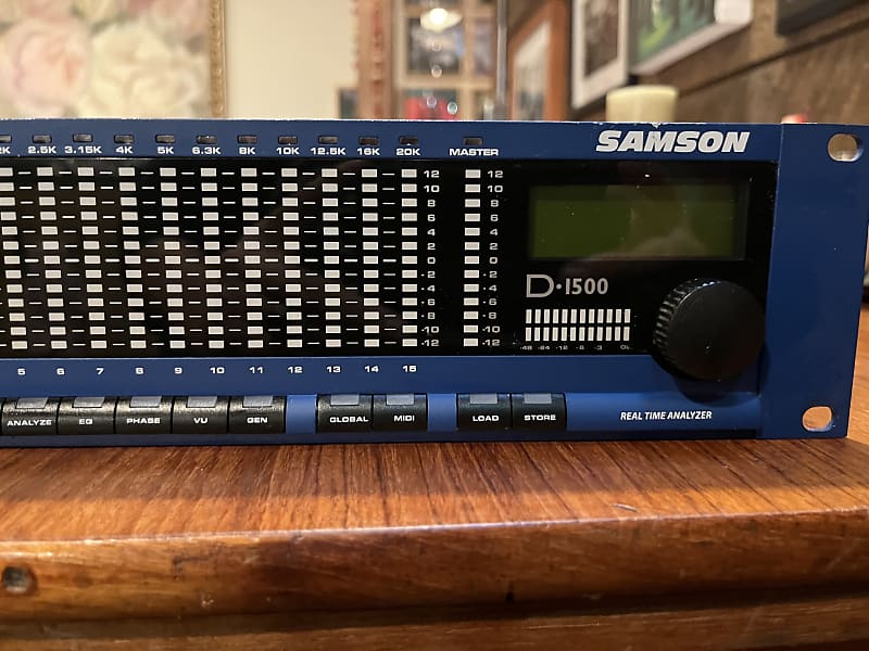 Samson D-1500 Real-time analyzer - realtime | Reverb