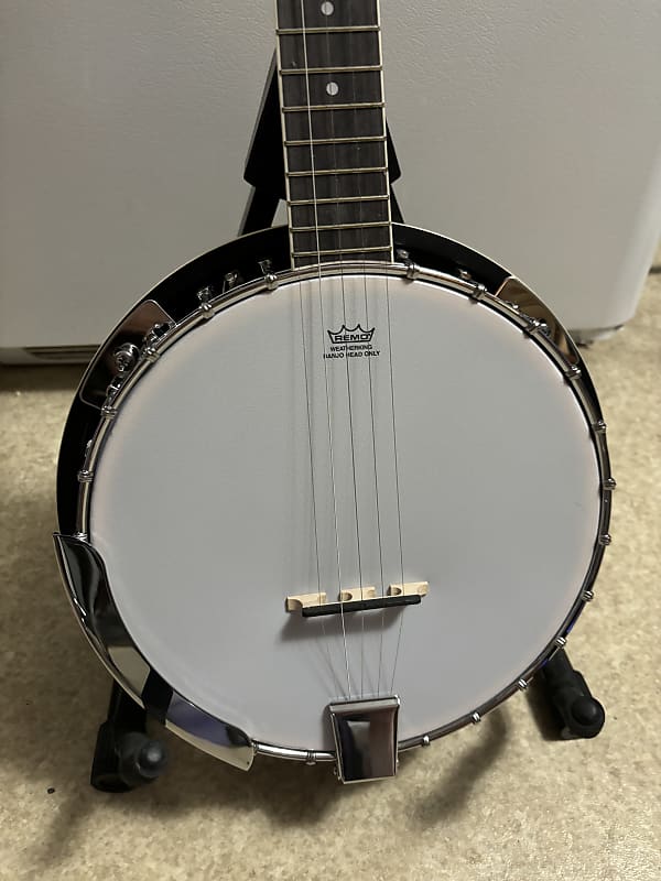 5-String Banjo with Closed Back, Mahogany Resonator & Geared | Reverb