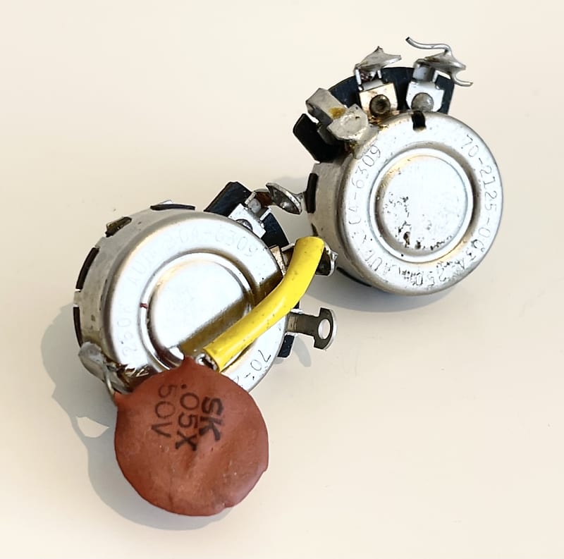 1963 Fender Precision Bass Pots by StackPole Telecaster Tele | Reverb