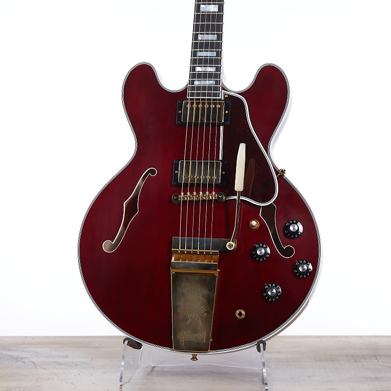 Gibson ES-355 60s Reissue Maestro VOS, Wine Red | Custom Shop | Reverb