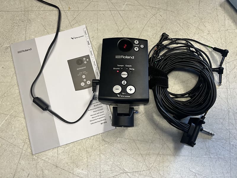 Roland TD-1 electric drum module, with wire harness and | Reverb