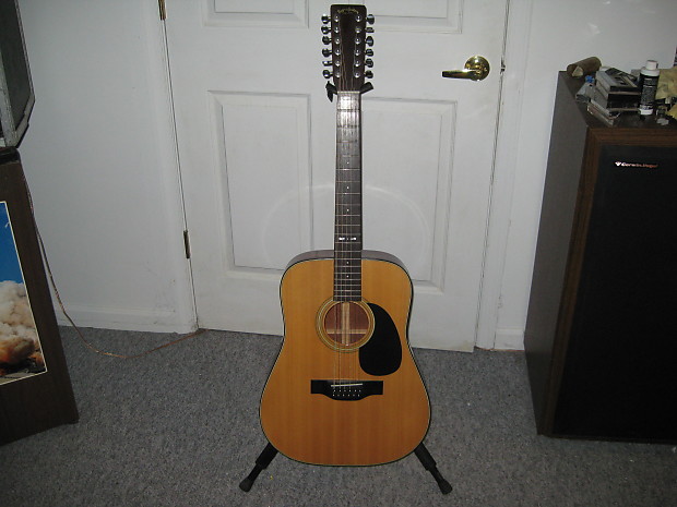 Martin Sigma DM12-4 12 String Dreadnought Mahogany w/Piezo! | Reverb