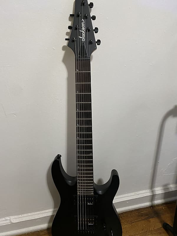 Jackson JS-22 7 String Dinky Matte Black | Reverb