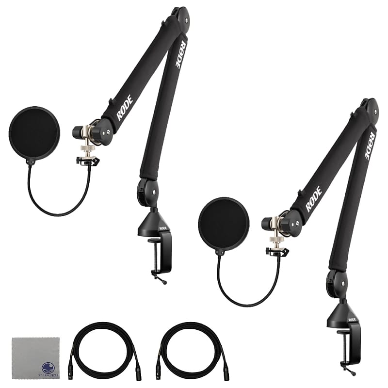 Rode PSA1+ Pro Studio Boomarm Pair for Podcasting and | Reverb