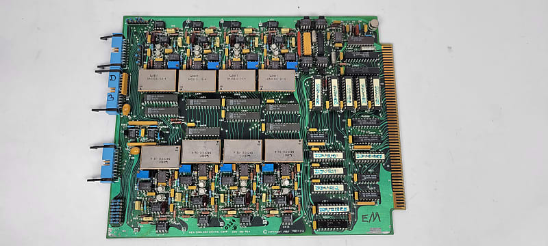 Synclavier DDV-188 Polyphonic Sampling Bin Card New England | Reverb