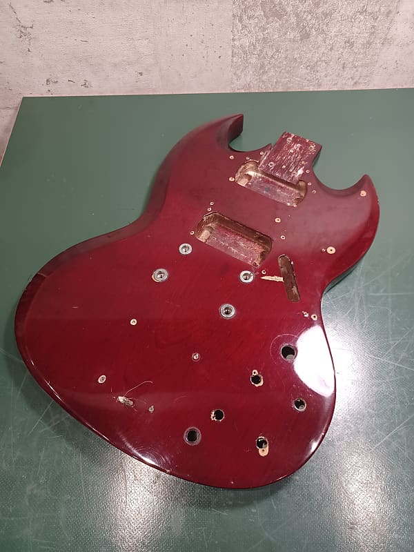 Greco SG Body Matsumoku Made in Japan 1976 - Red | Reverb