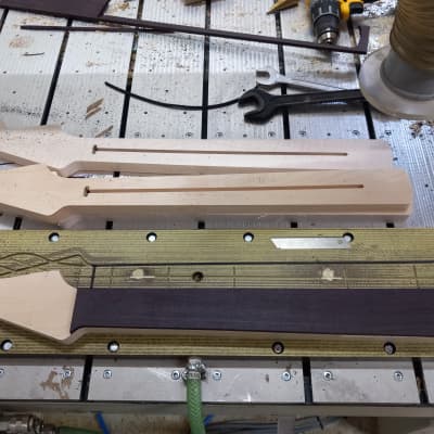 Hand made Pre CBS 64 Stratocaster neck clay dots | Reverb France