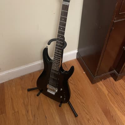 Alvarez "Villian" Black Electric Guitar 90s w/ Floyd Rose | Reverb