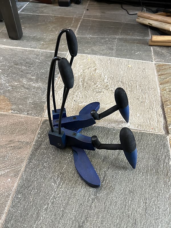 Maestro brand guitar wood stand, foldable. | Reverb