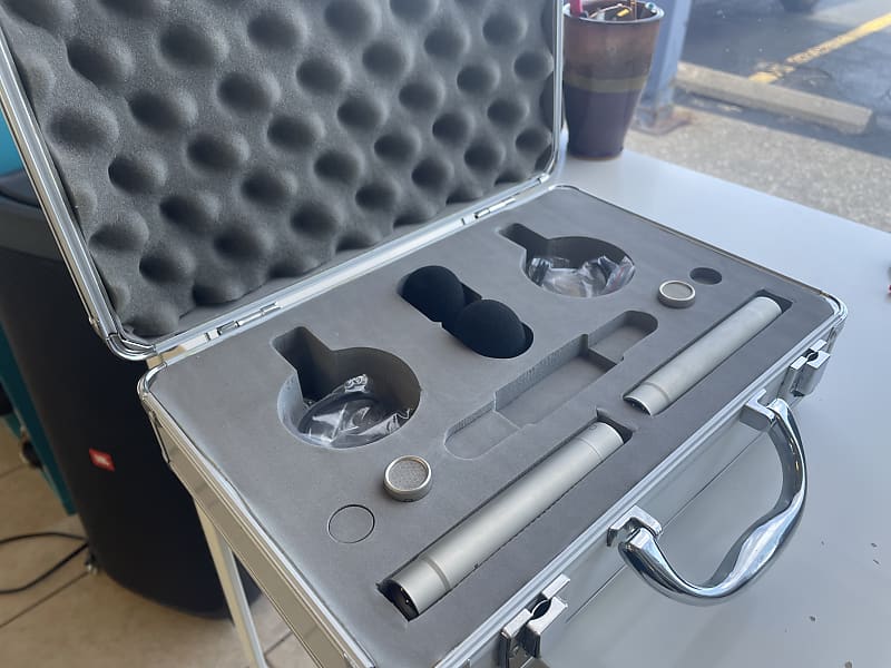 Studio Projects C4 Small Diaphragm Microphones Silver | Reverb UK