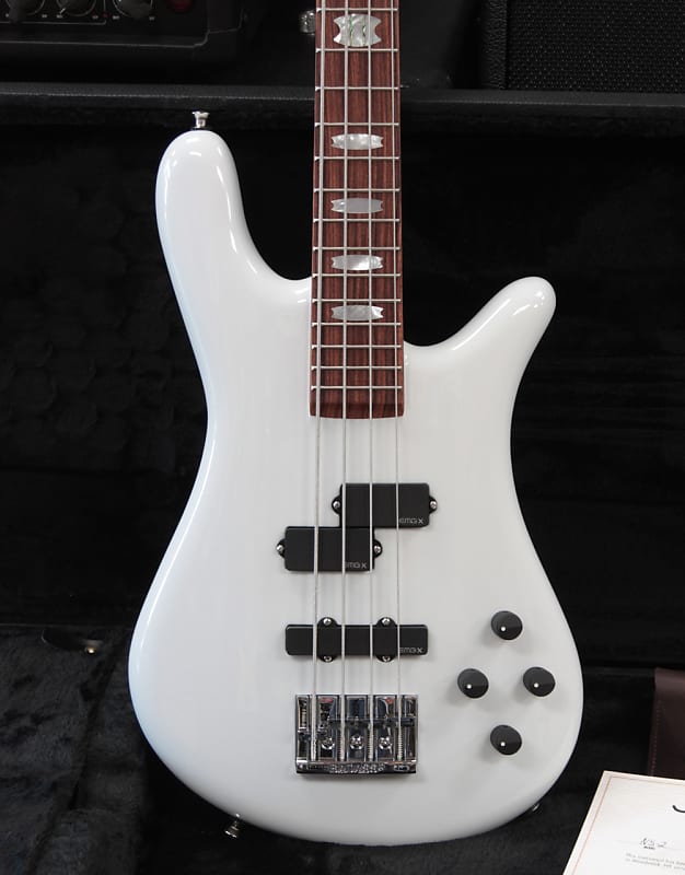 SPECTOR USA NS-2 White Gloss Badass I Bridge | Reverb