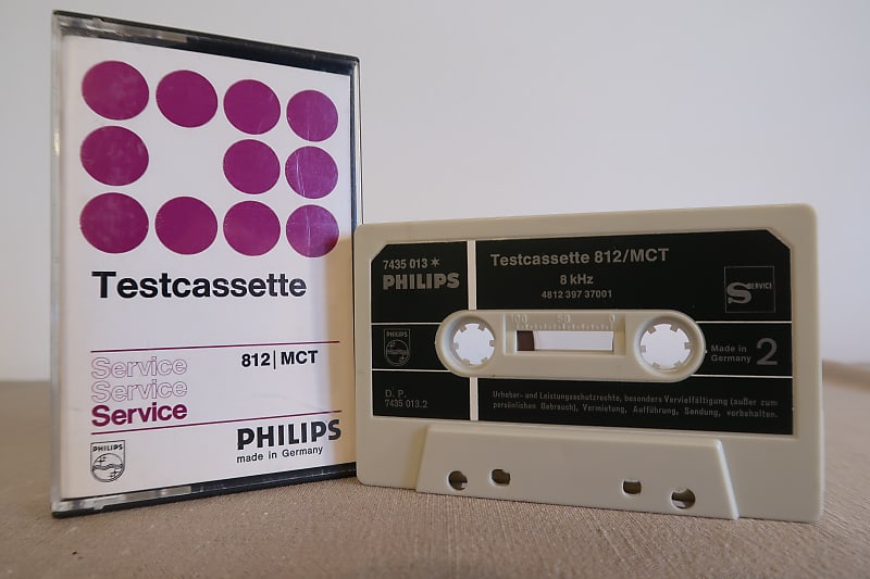 Philips Test Cassette 812 MCT | Reverb