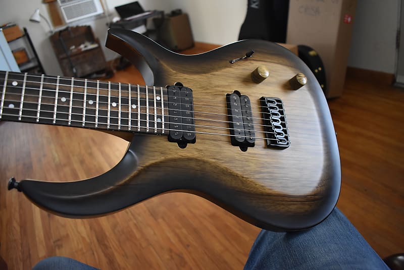 Kiesel Crescent 7-string, Exceptional specs, Nice condition, | Reverb