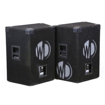 1990s JBL MR 838 3-Way Large Studio Live PA Monitors Black | Reverb