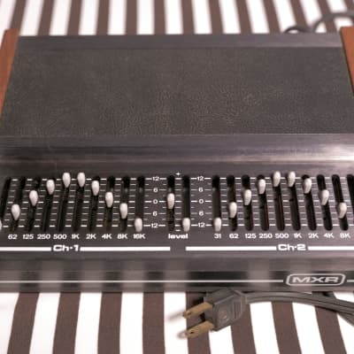 MXR 10-band Stereo Graphic EQ, real wood sides. model 114. | Reverb