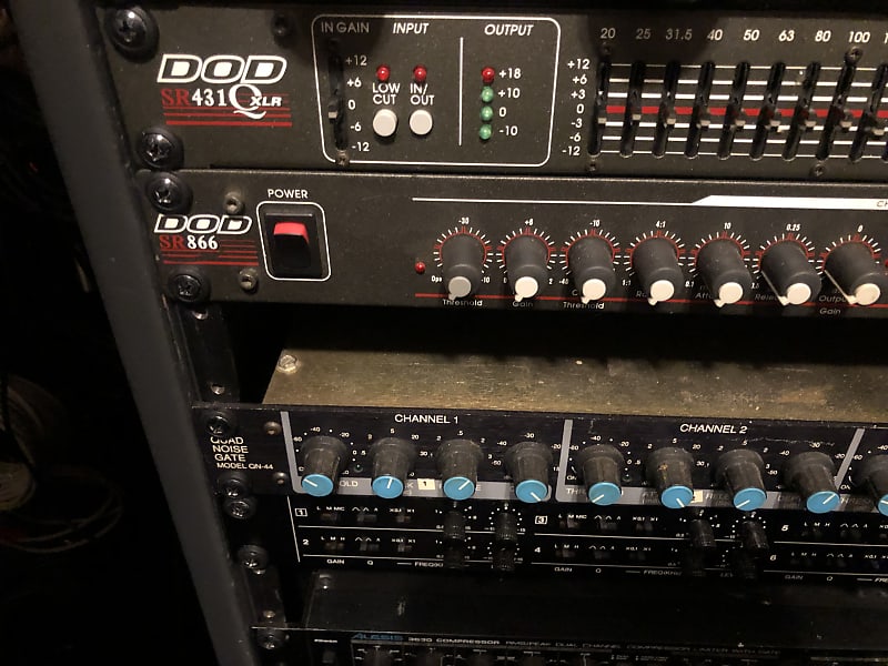 DOD SR 866 1988 Black /red | Reverb