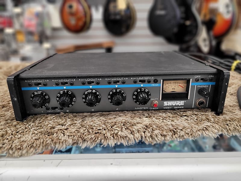 Shure M267 4-Channel Mixer/Preamp/Limiter - Black | Reverb