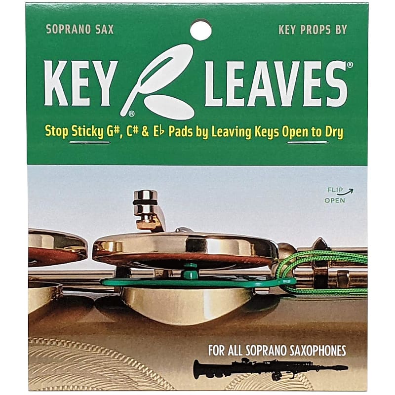 Soprano Saxophone Key Props To Stop Sticky Pads, Protect Pad | Reverb