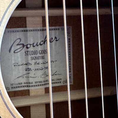Boucher Acoustic Electric Guitar Richard Bennett Signature | Reverb