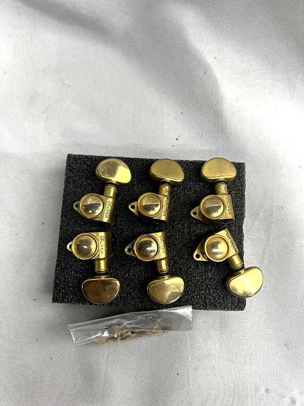 Vintage Grover Rotomatic 3+3 Electric Guitar Tuning Machine | Reverb