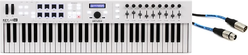 Arturia KeyLab Essential 61 61-key Keyboard Controller Bundle | Reverb
