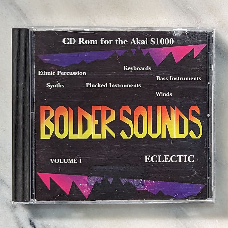 Bolder Sounds Volume 1 Ecelctic Sample CD for AKAI S1000 | Reverb