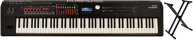 Roland RD-2000 88-key Stage Piano Bundle with On-Stage Stands | Reverb