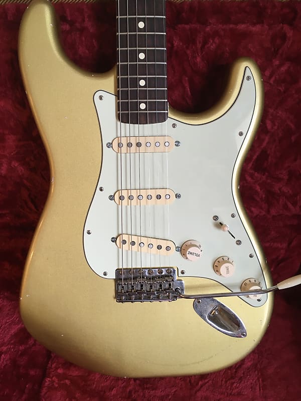 Fender Partscaster Gold/Nitro Virgil Arlo 1954 pickups | Reverb