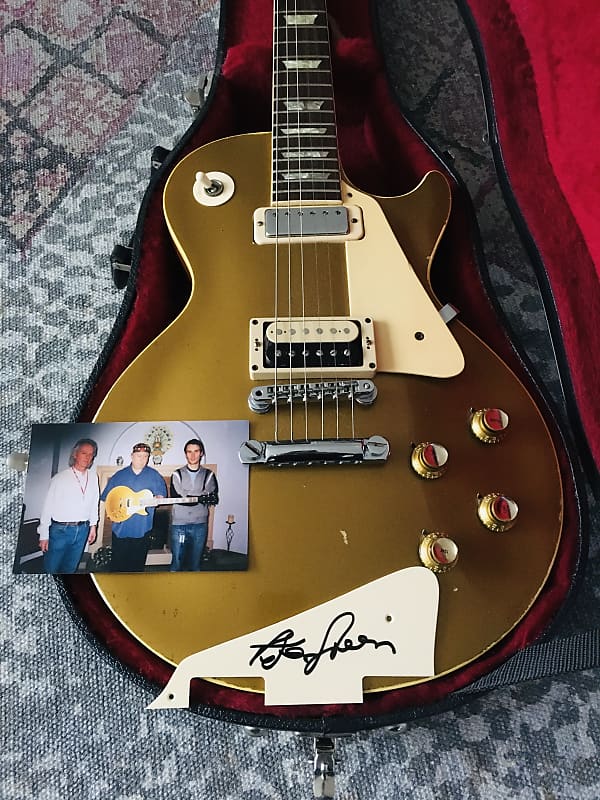 Gibson Les Paul ex Peter Green Fleetwood Mac Signed 1969 Gold | Reverb