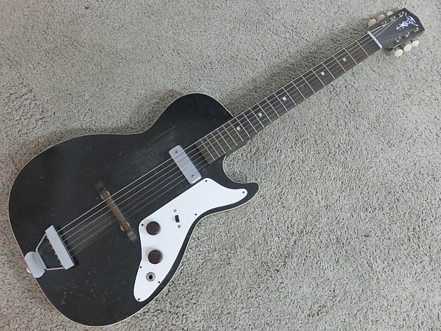 Vintage 1960s Silvertone Harmony Stratotone Electric Guitar | Reverb