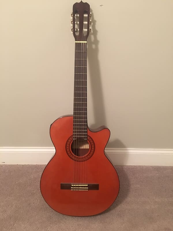 Austin AU565 Acoustic Electric Classical Guitar Early 2000's | Reverb